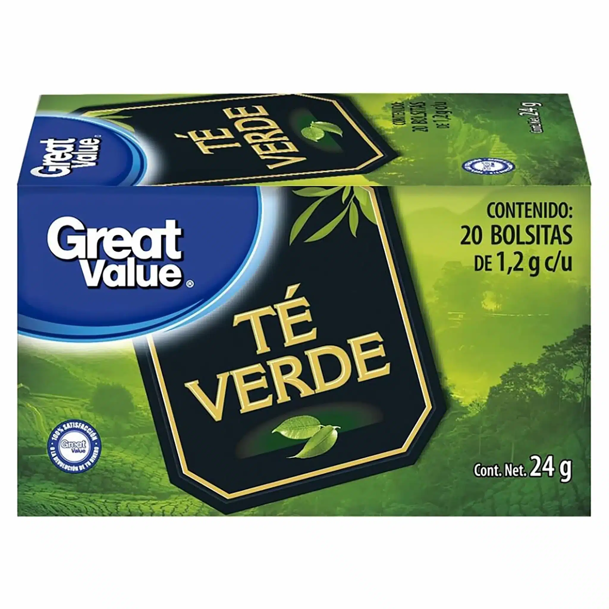 Caja Té Verde Great Value 24g (20 bolsas) - Unisource Solutions