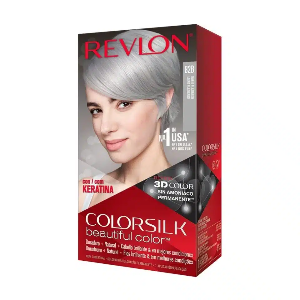 Tinte Revlon Colorsilk beautiful color con keratina (#82B Rubio ...