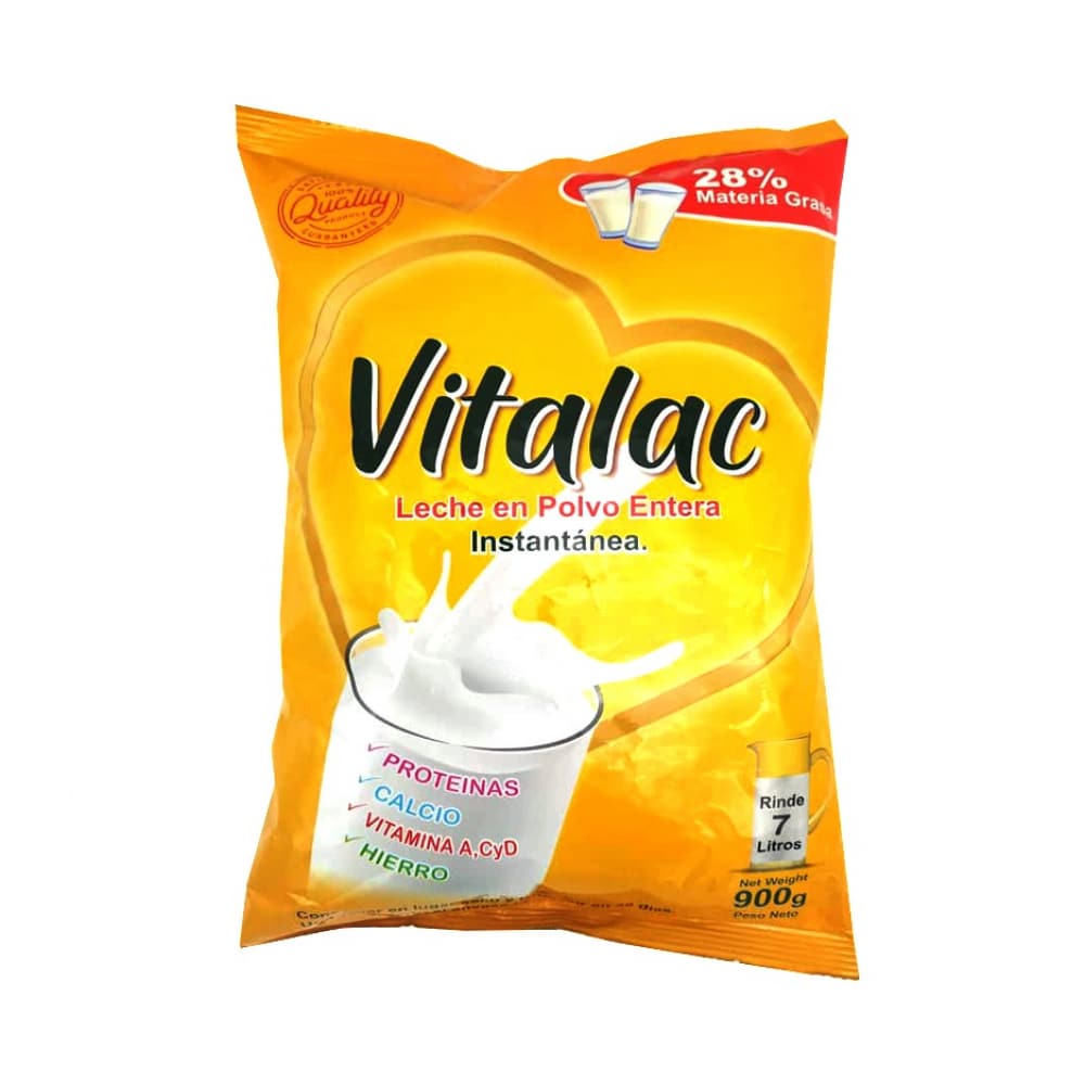Leche en polvo entera 900g (Vitalac) - Unisource Solutions
