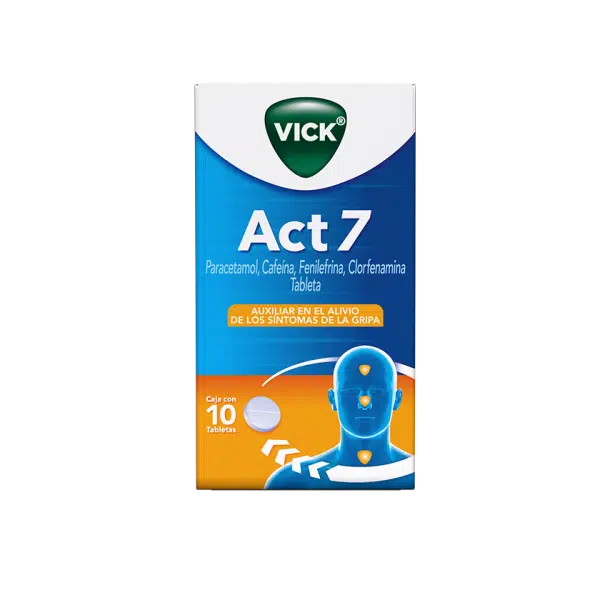ACT 7 alivio 7 en 1 de los síntomas de la gripa (VICK) - Unisource ...