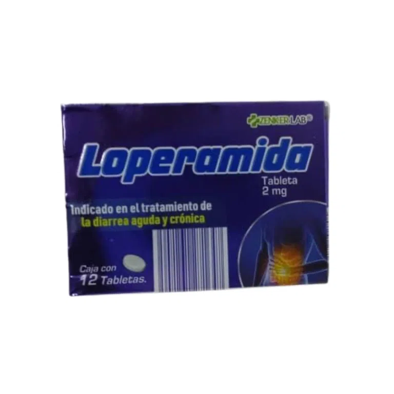 Loperamida 12 tabletas x 2 mg (contra diarrea aguda y crónica ...